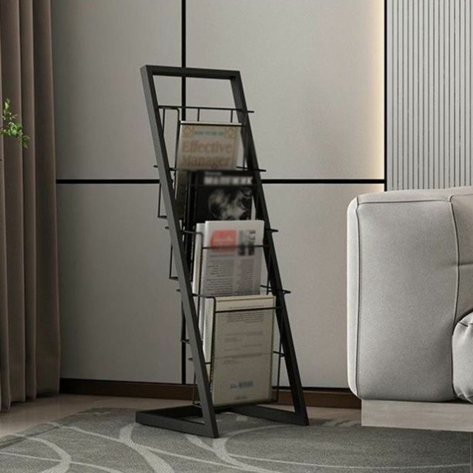 Стойка Для Буклетов напольная Торгстойка На 5 Карманов