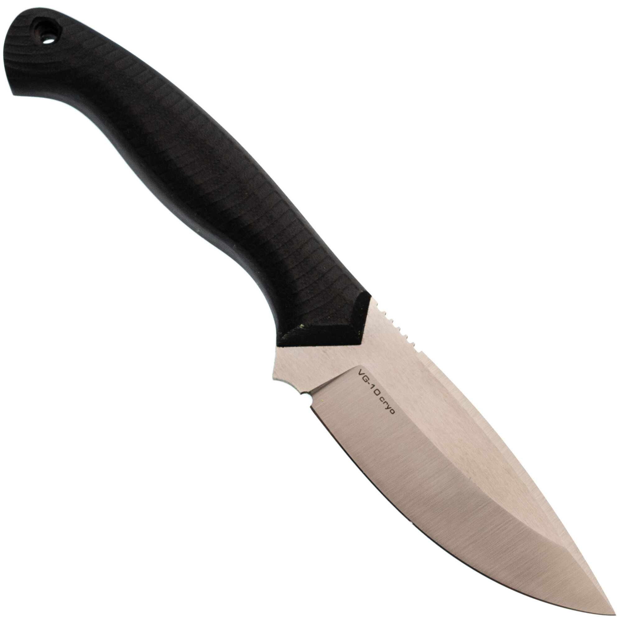 Нож Пиранья, сталь VG-10, рукоять черная G10