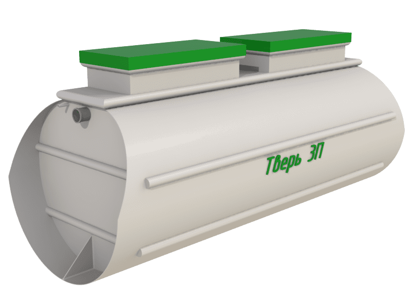 Тверь Classic 3П, станция биологической очистки в горизонтальном исполнении, компрессорная самотёчная