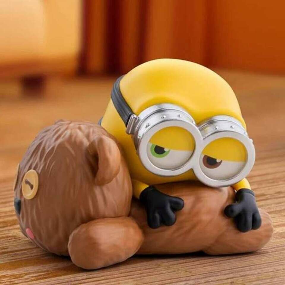 Miniso POP MART Minions Ленивая повседневная фигурка