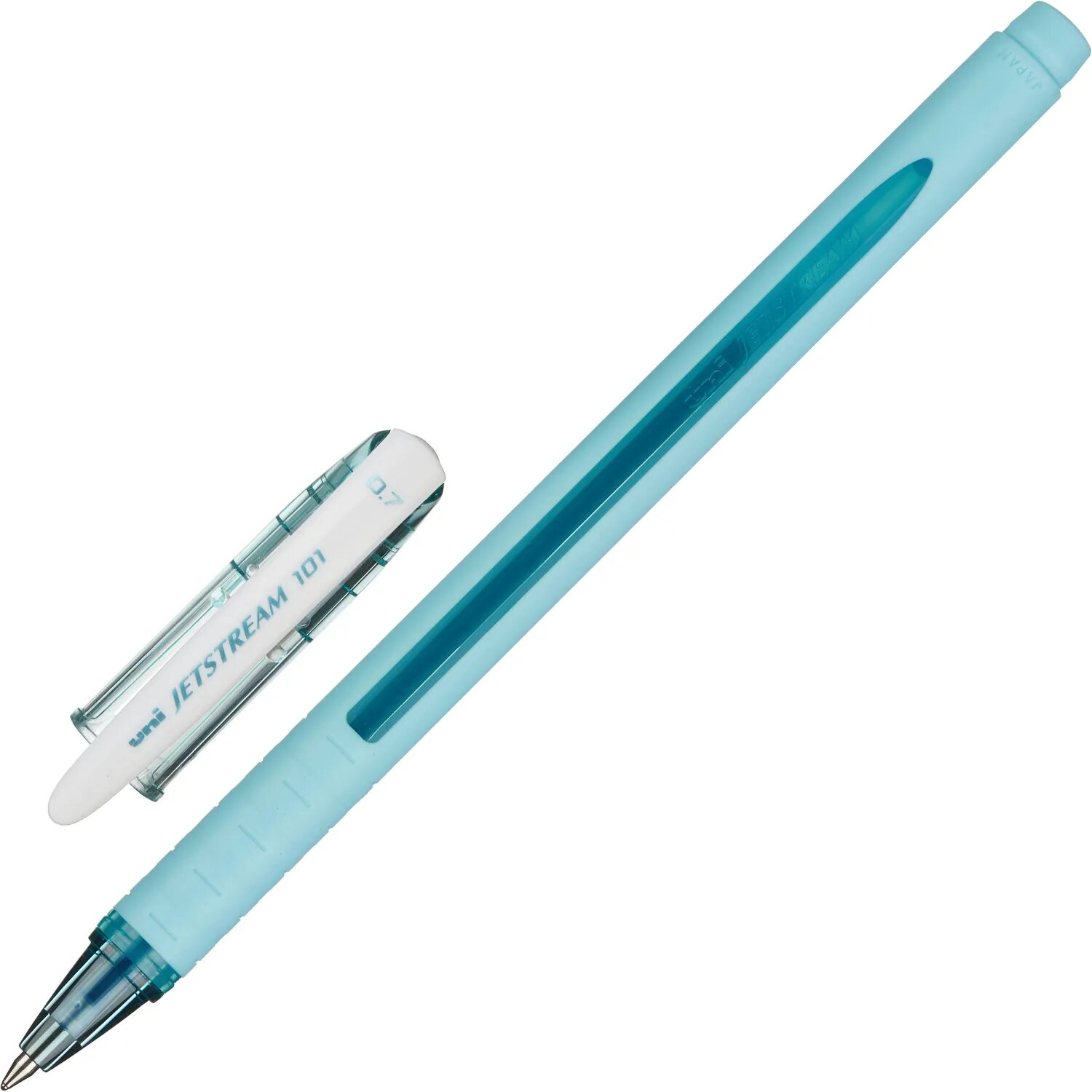 Ручка шариковая неавтомат. Uni JetstreamSX-101FL-07SKYBLUE BLUEсин0.7