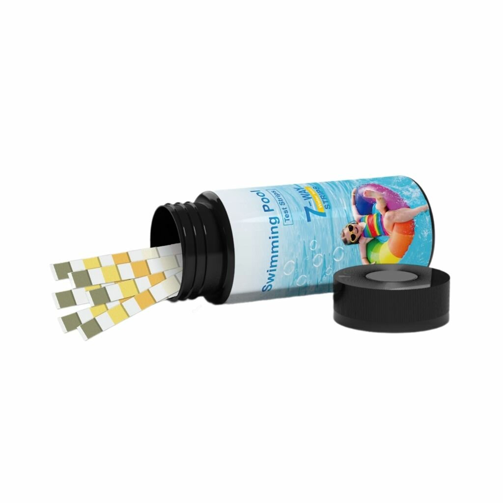 Тестирование общего хлора и брома для контроля качества пруда с рыбой, 100 предметов