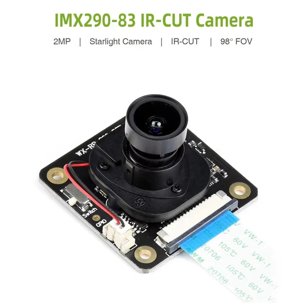 Подходит для инфракрасной камеры со звездным фильтром IMX290-83