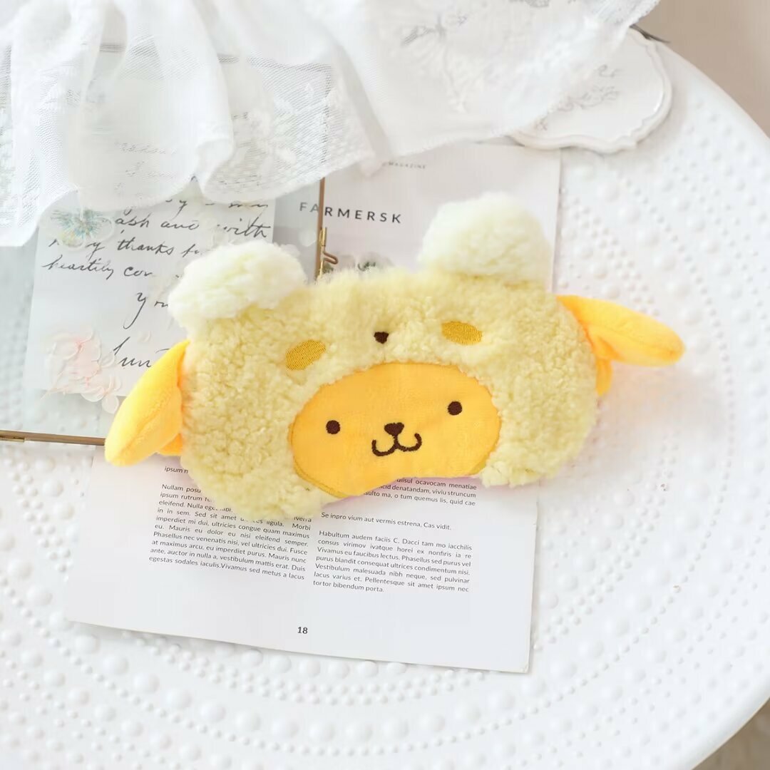 Милая мультяшная маска для сна, дорожная маска для глаз, светонепроницаемая маска для студентов и девушек, снимает усталость глаз, мягкая и дышащая защитная маска для глаз.