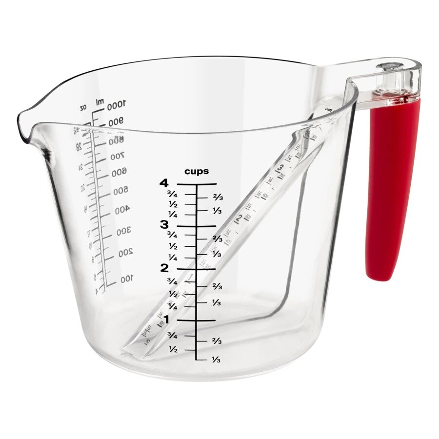 Стакан мерный с ручкой MoHa Preciso 1 л, пластик