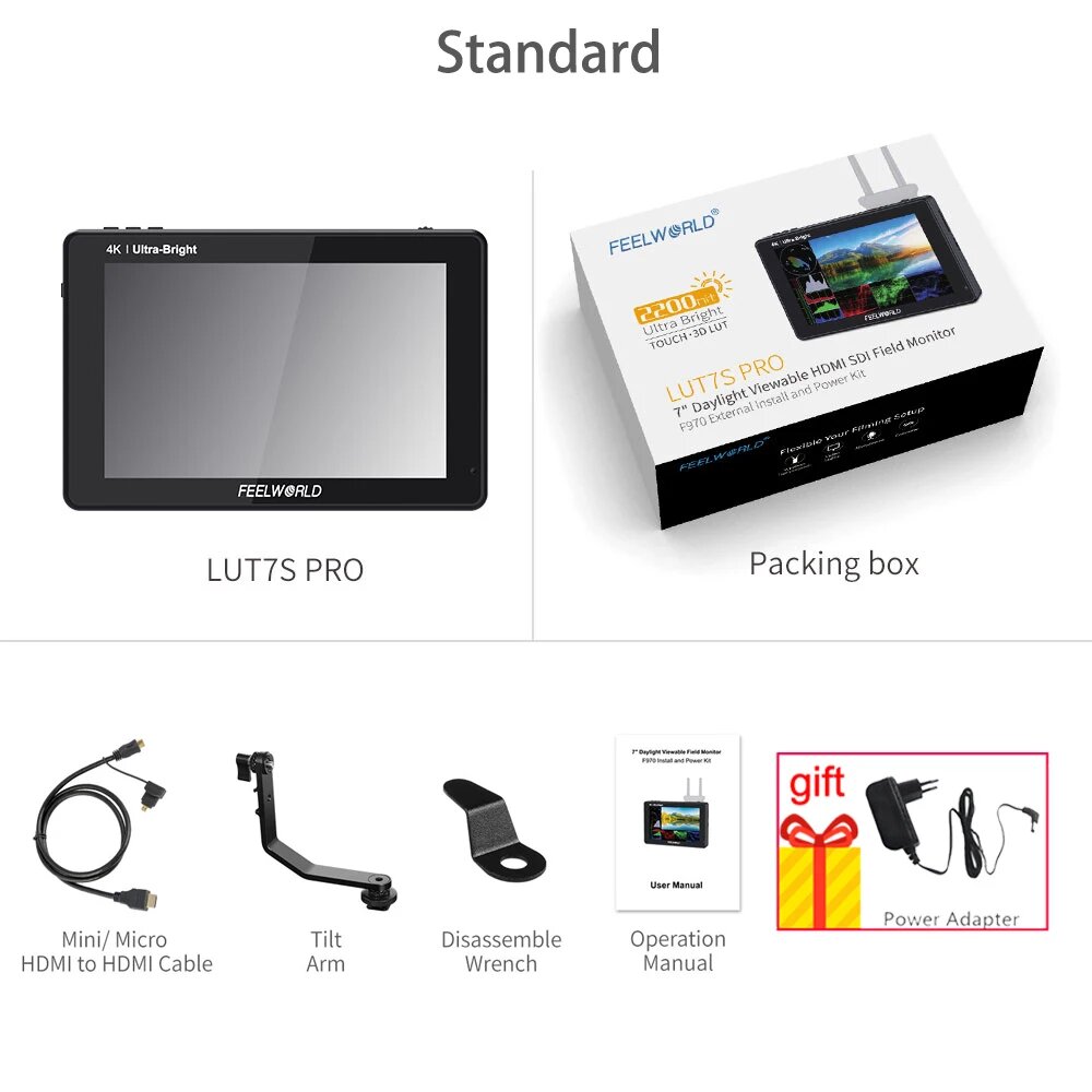 FEELWORLD LUT7S PRO 7" монитор для камеры