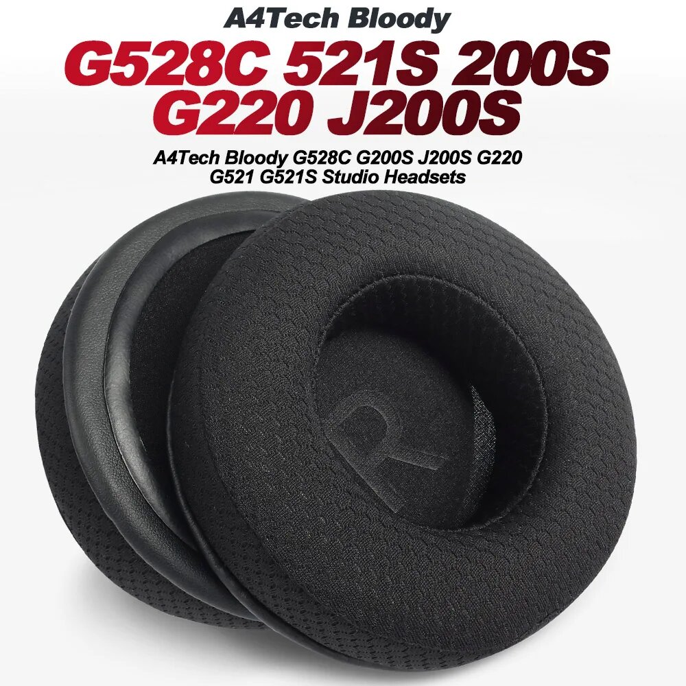 Амбушюры OME OH MY EAR для A4Tech Bloody G528C G200S J200S G220 G521 G521S Velvet Black