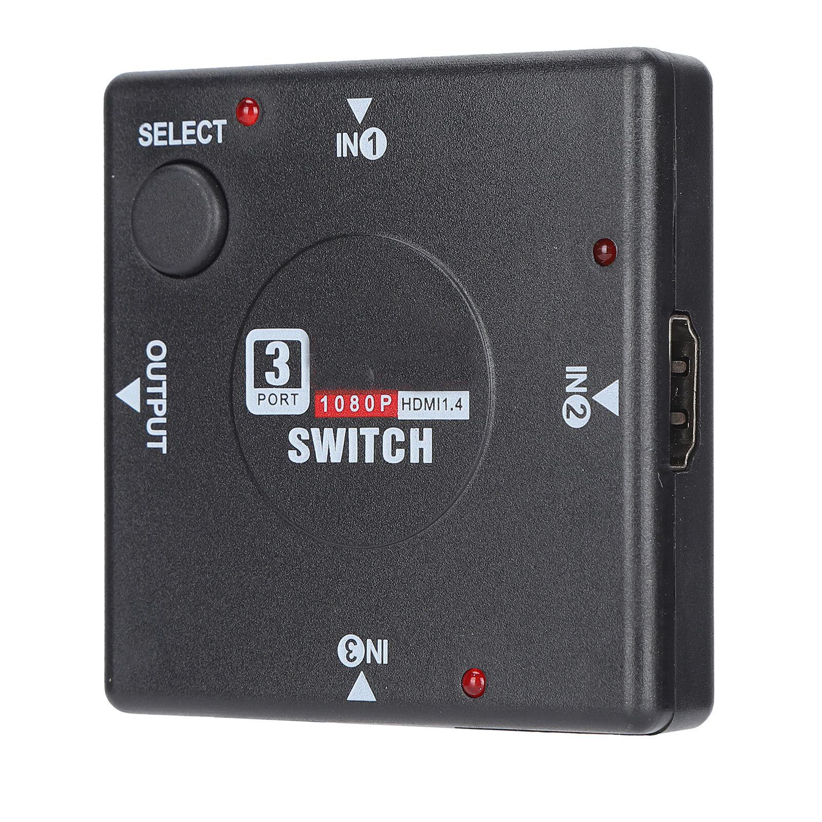 HDMI-коммутатор 3 входа / 1 выход, совместим с PS3/PS4/Xbox 360/DVD/SKY STB.