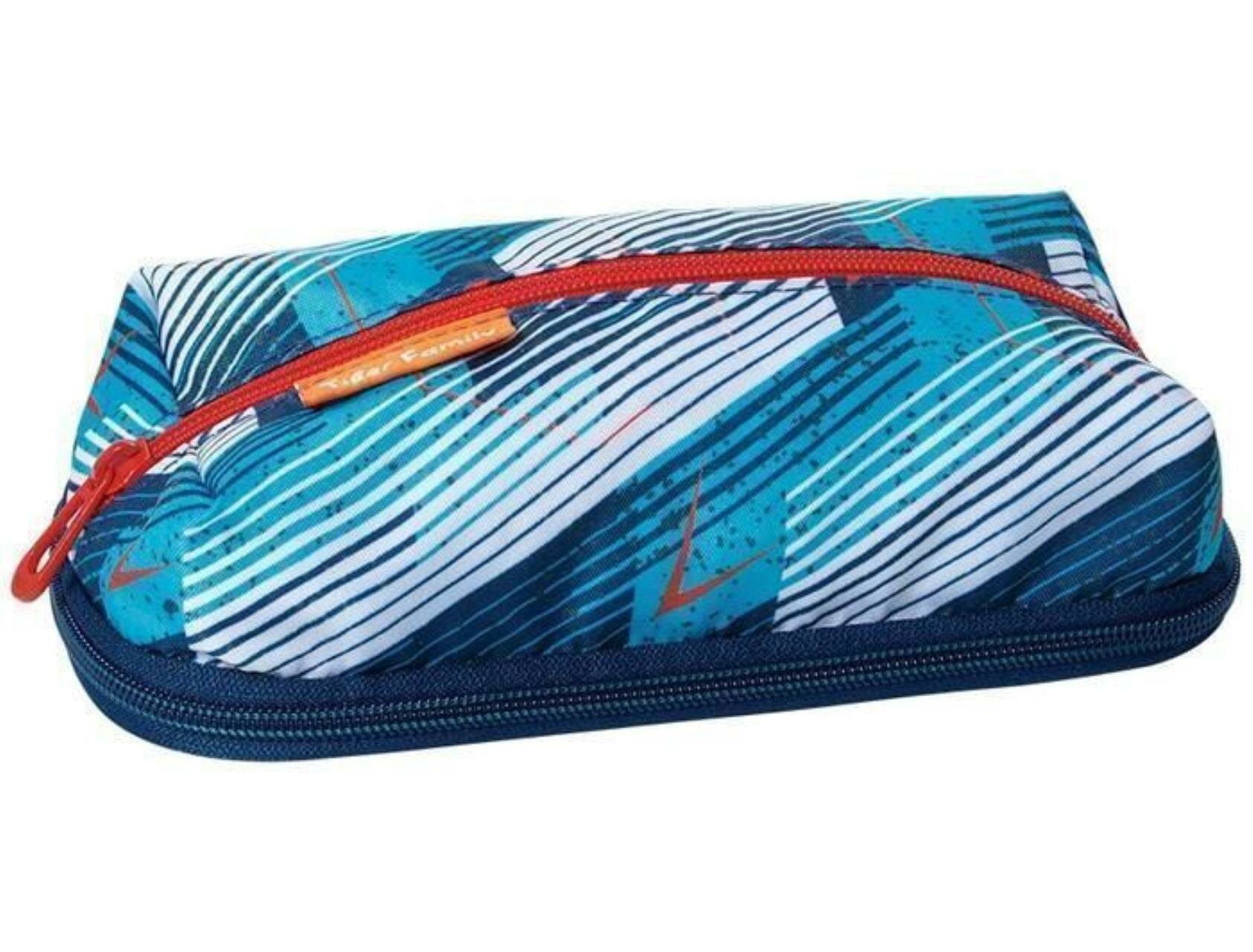 Пенал двухсекционный TIGER MAX ALPINE 75х220х100 мм ткань, молния, универсальный