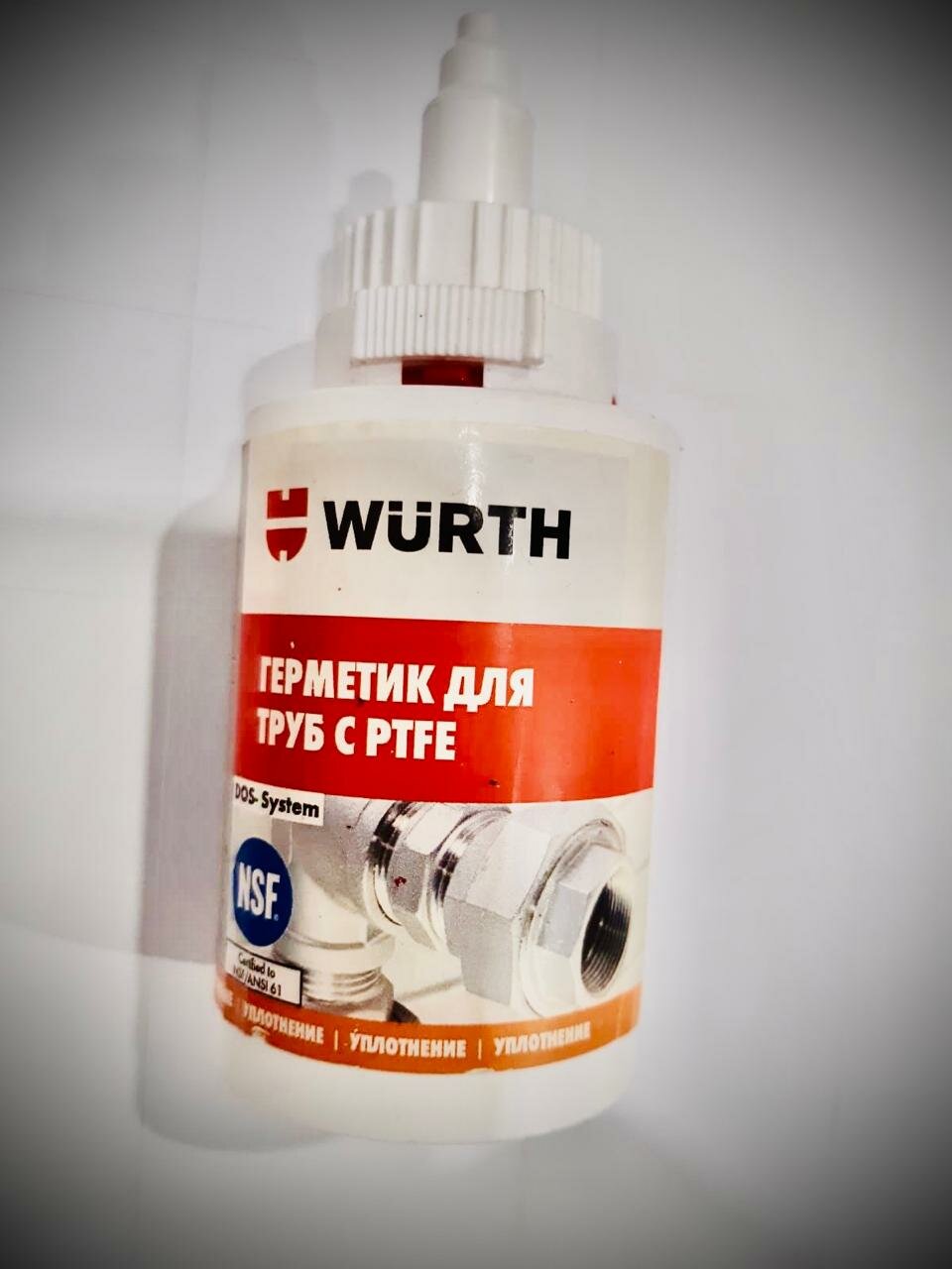 Герметик для труб Wurth 0893511050, 50 мл.