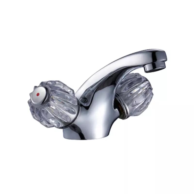 Смеситель Rossinka Silvermix N02-61, для раковины, горизонтальный, латунь