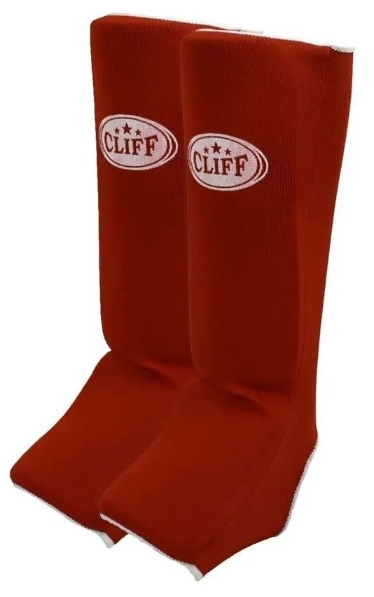 Защита голень-стопа ULI-10025 CLIFF цвет: красный, размер: L