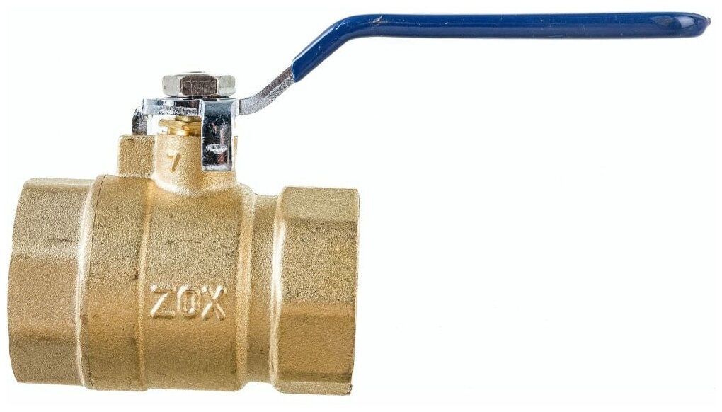 Шаровой кран ZOX 1 1/2' вн/вн, рукоятка 520860