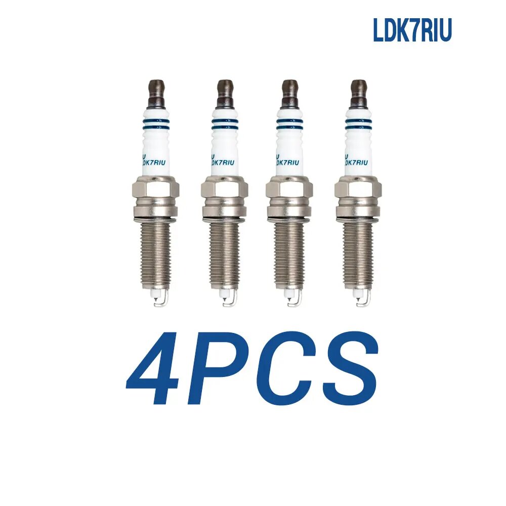Авто резистор иридий Bujia Свеча зажигания факел LDK7RIU для CHERY HYUNDAI KIA PEUGEOT более длительный срок службы 4 pieces with box