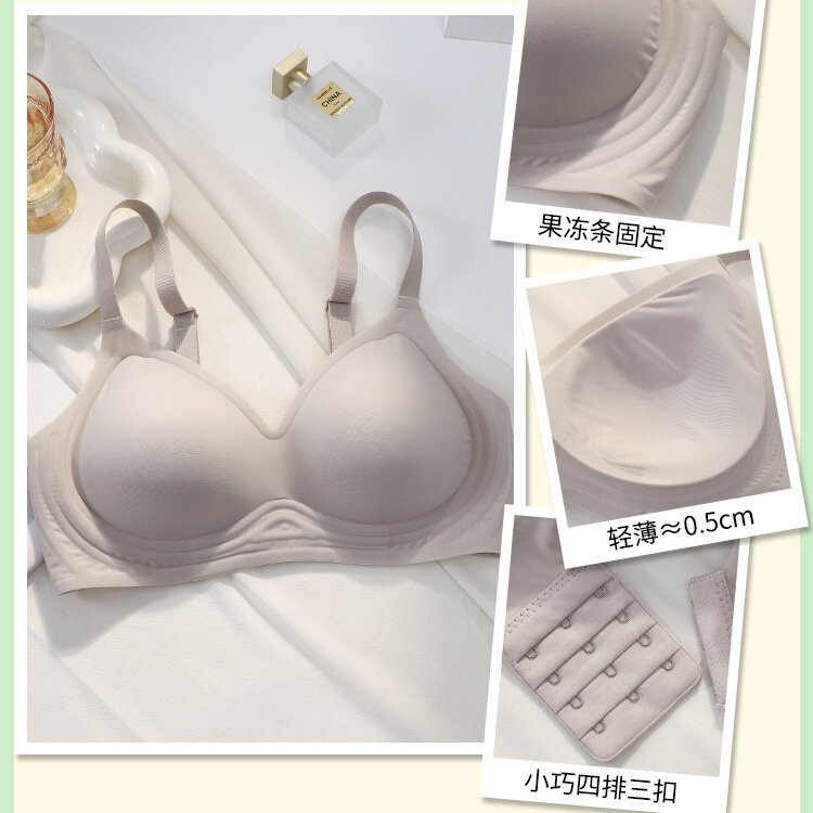 Женский бюстгальтер для маленького размера, пуш-ап, тонкий, с внешним расширением, без проводов, удобный, бесшовный, без бретелек