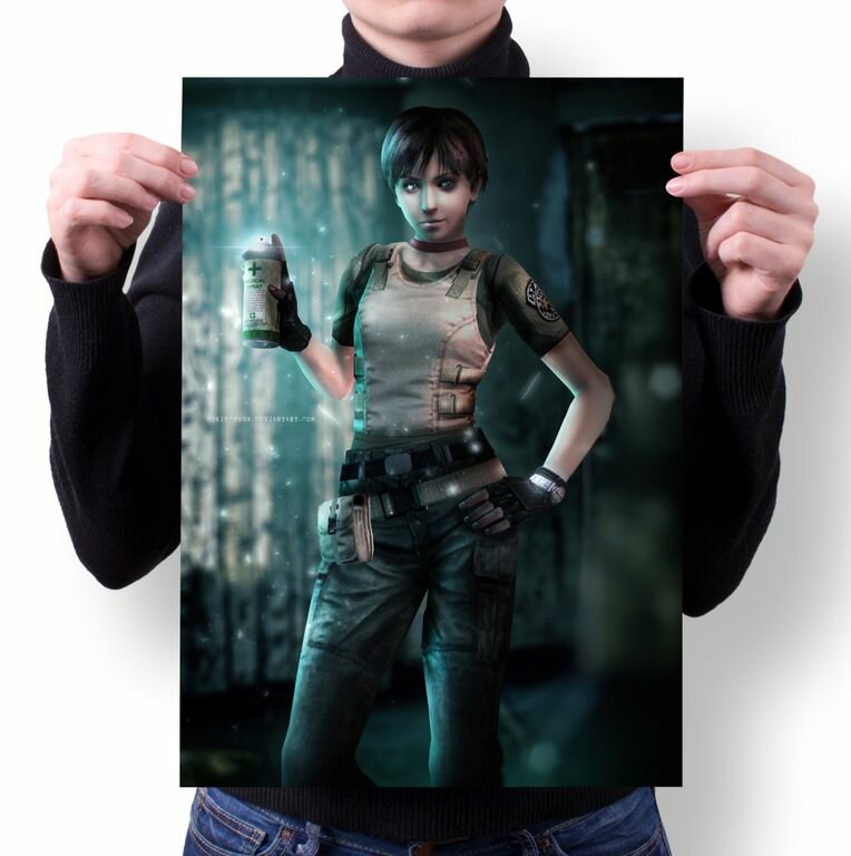 Плакат Resident Evil, Обитель зла №7, А4