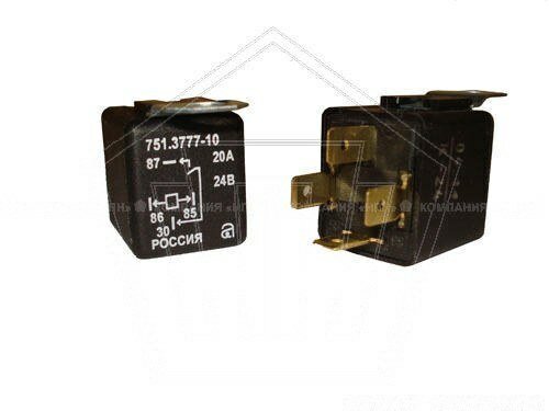 Реле универс. 24в 4-конт. (с кронштейном) авар (901.3747-10/751.3777-10)