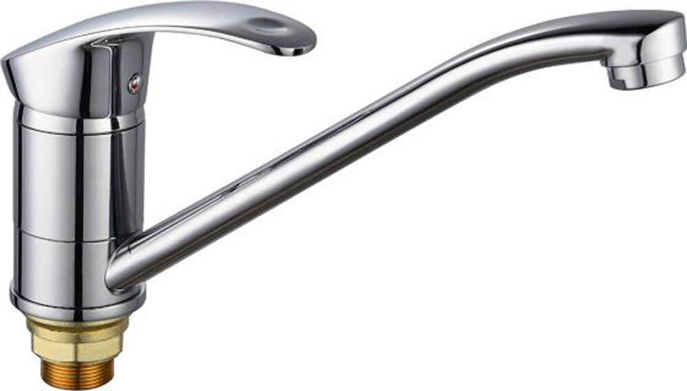 Смеситель для кухни "Fauzt" FZs 863-B126, однорычажный, цвет: хром
