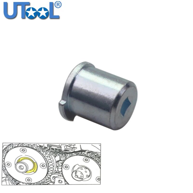 Адаптер настройки распределительного вала для VW Audi 1.8 2.0 TFSI (GEN 3) Инструмент для синхронизации двигателя автомобиля EA888 Ключ T40266