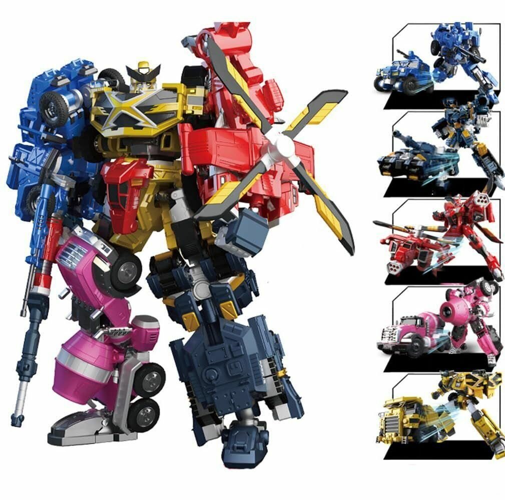 Робот трансформер игрушка для мальчика/МиниФорс/35cm/5 в 1
