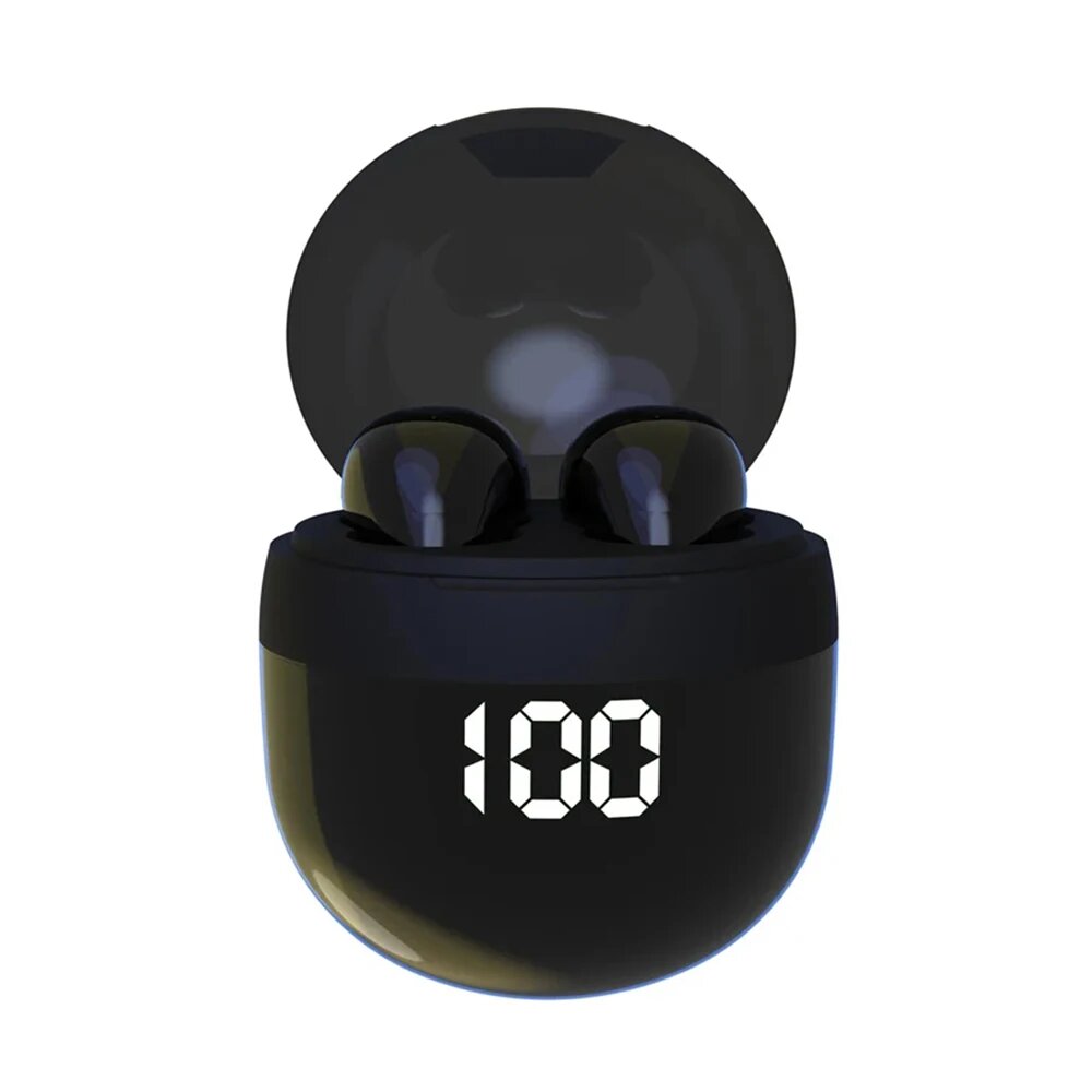 Ультра маленькие мини-наушники Bluetooth 5,3, наушники TWS с цифровым дисплеем, наушники-вкладыши для сна, гарнитура с шумоподавлением