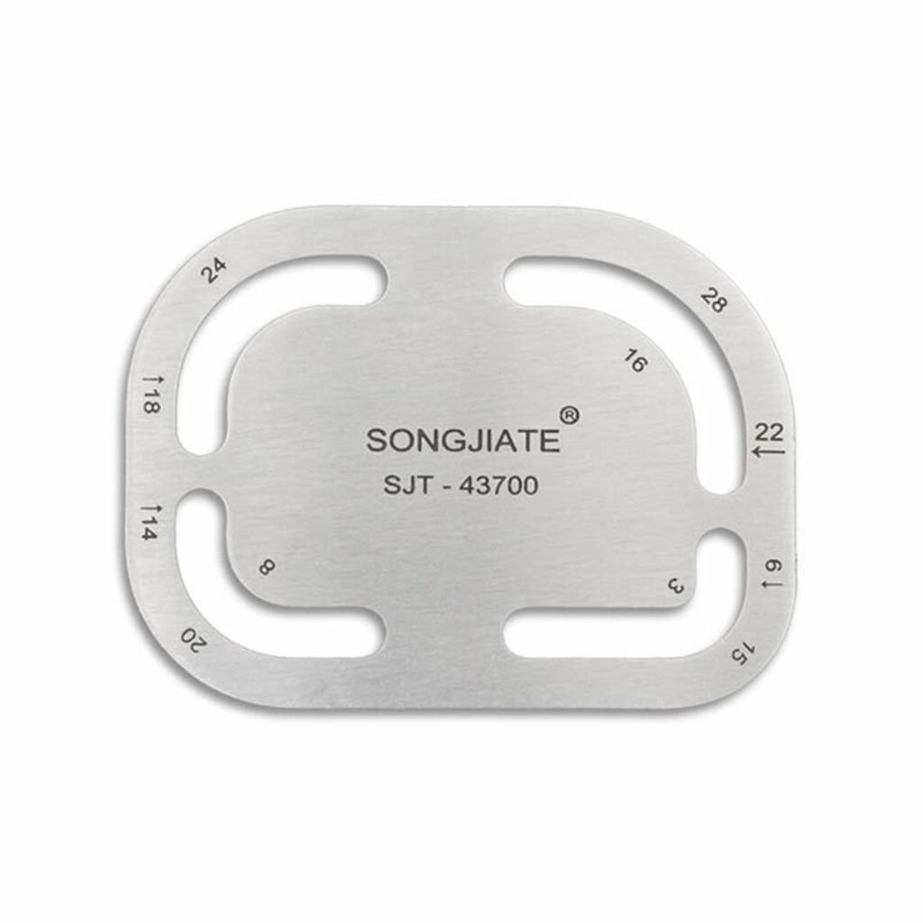 Линейка шаблона скругления ремня-Линейка