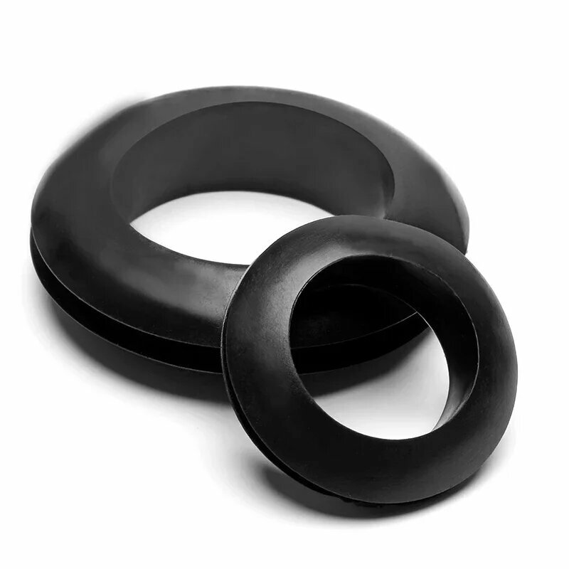 Двухсторонняя Резиновая Защитная катушка диаметром 3 ~ 80 мм черные/белые прокладки для кабеля с отверстиями распределительная коробка через проволочное уплотнение уплотнительное кольцо