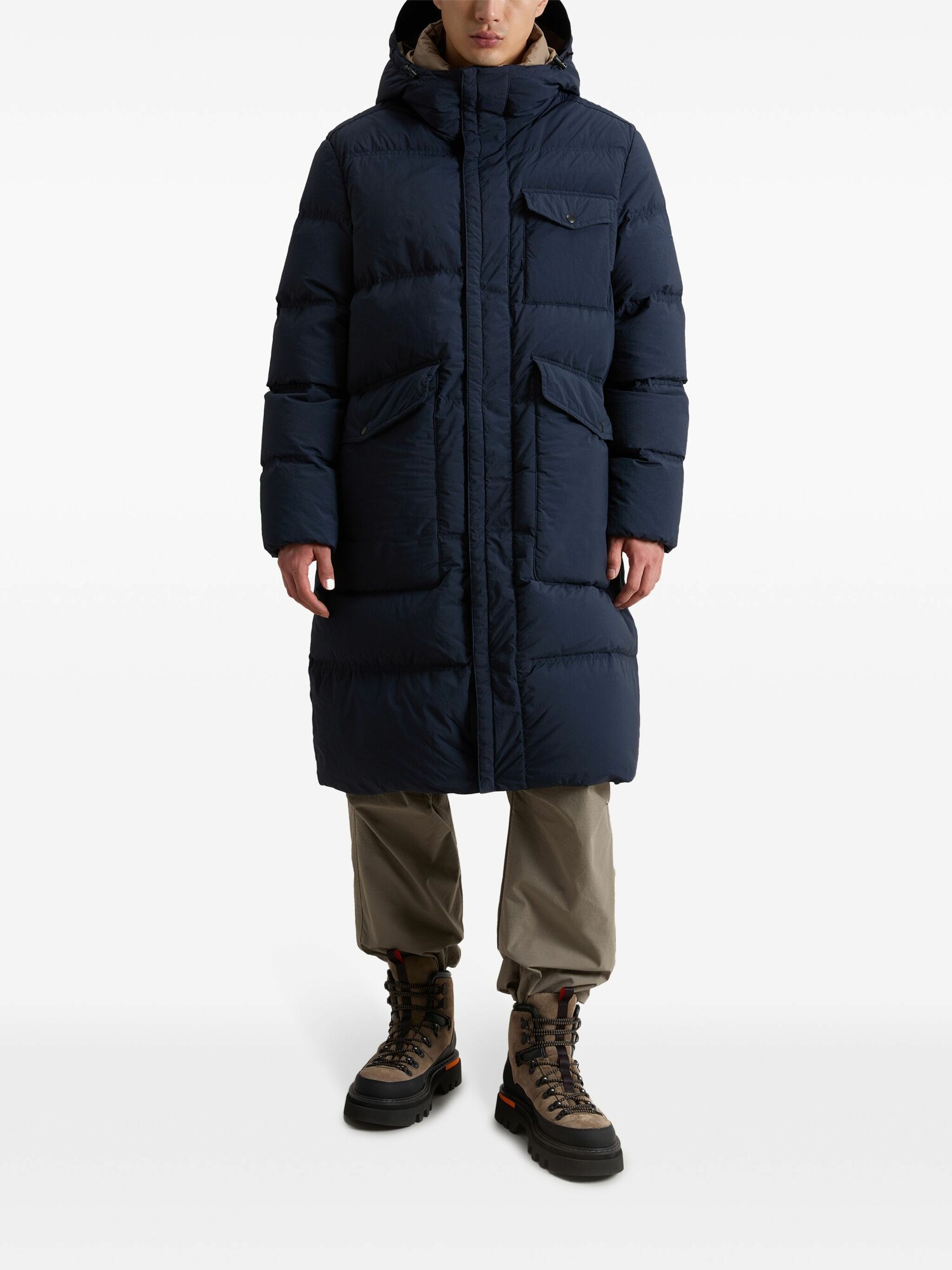 Пальто Woolrich, размер 44, blue — фото 1