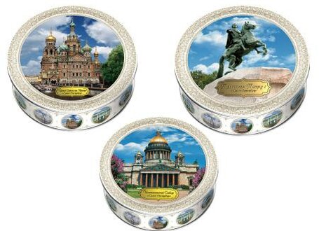 Печенье MONTE CRISTO "Санкт-Петербург" /жесть/ 400г