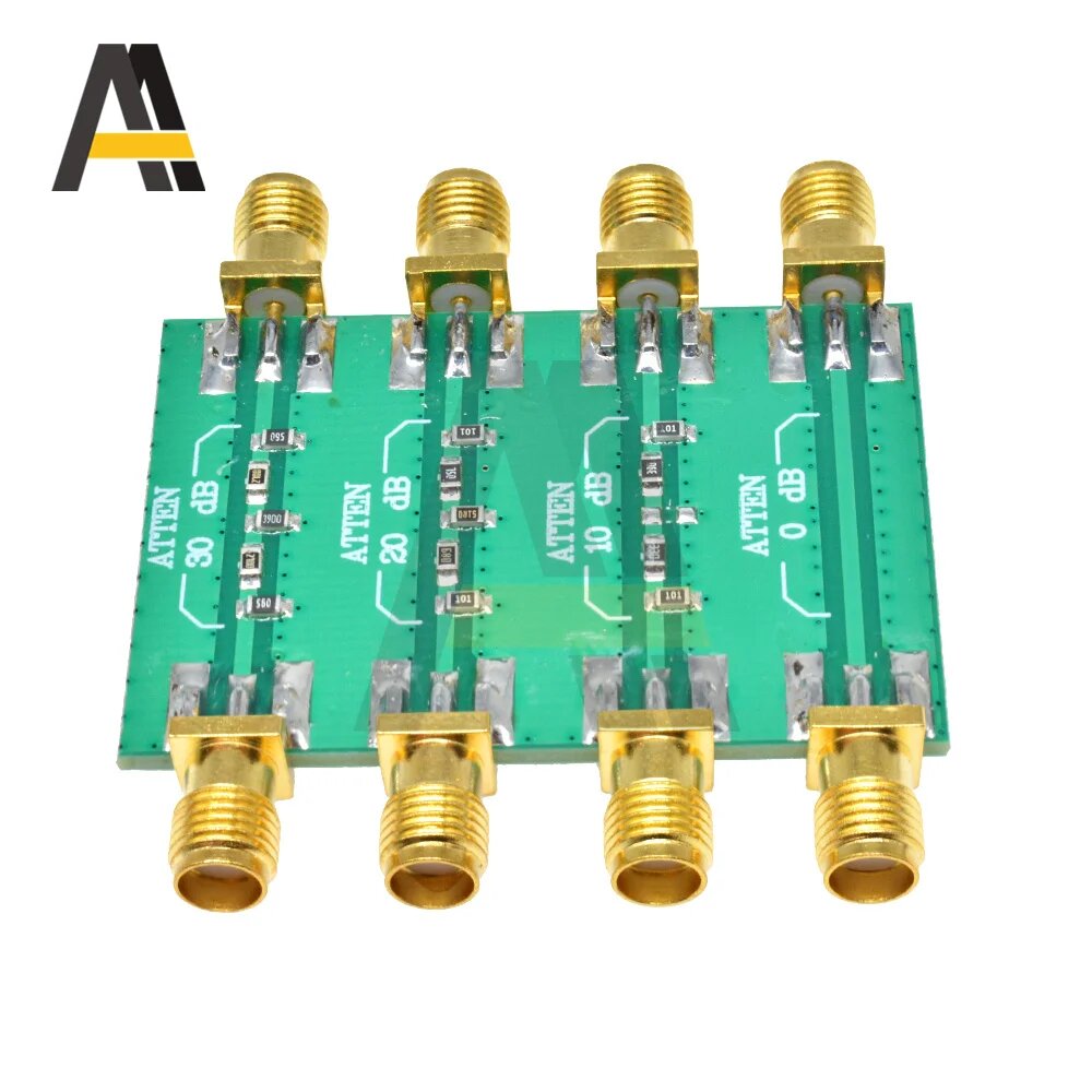 Радиочастотный фиксированный аттенюатор DC 4.0 ГГц 200 мВт, SMA, двойной разъем типа «мама», 0 дБ, 10 дБ, 20 дБ, 30 дБ, радиочастотный модуль