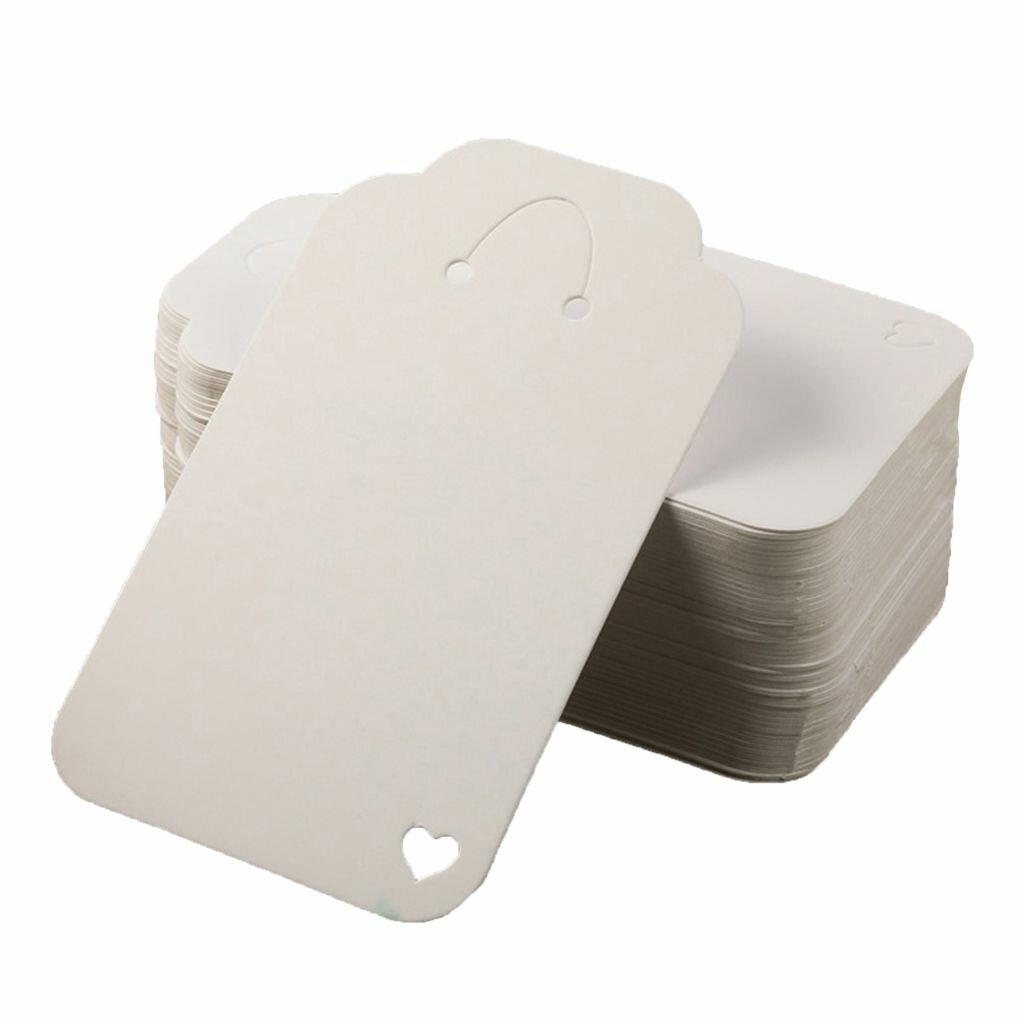 Подвесные бумажные карточки-брелки для демонстрации пустых упаковочных материалов