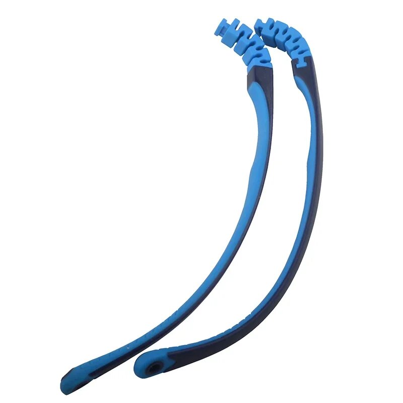 Силиконовые дужки для детских очков XINSHUO Синий, Black D.Blue