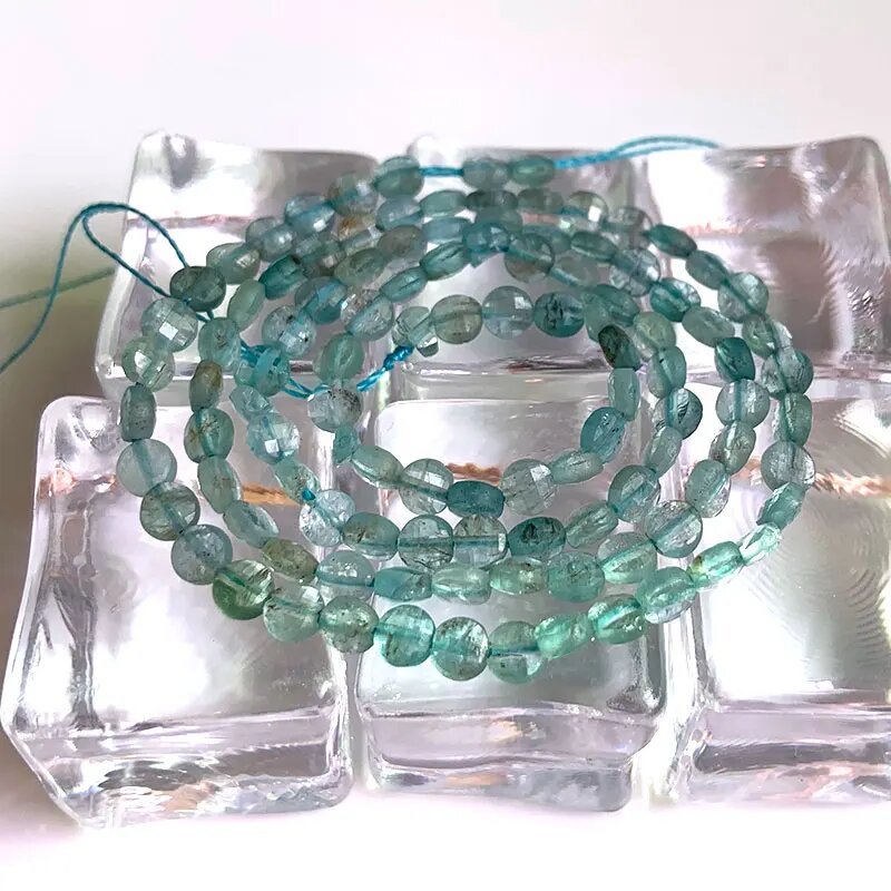 Синие апатит бусины Furiosa 4 мм