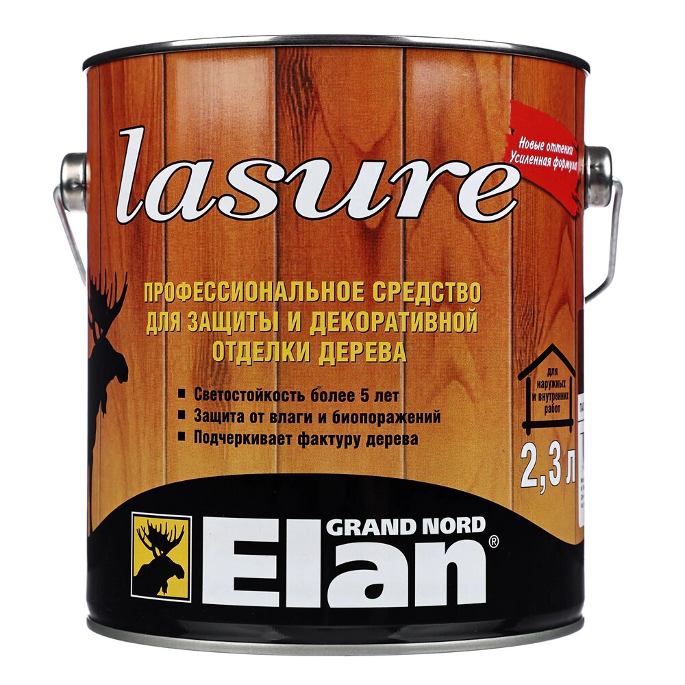 Лазурь для дерева палисандр 2,3 л