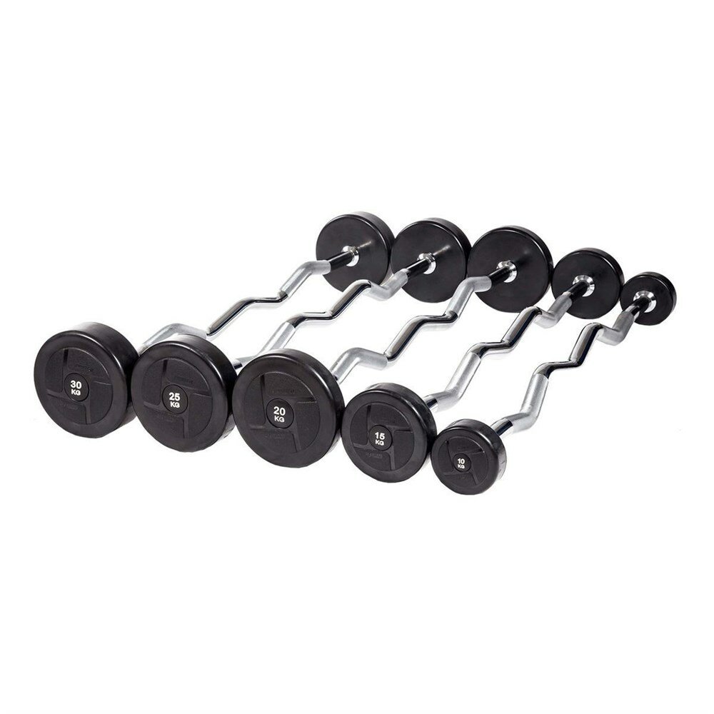 PROFI-FIT Набор изогнутых штанг POWER (шаг 5 кг, 5 шт) PROFI-FIT 10-30 кг