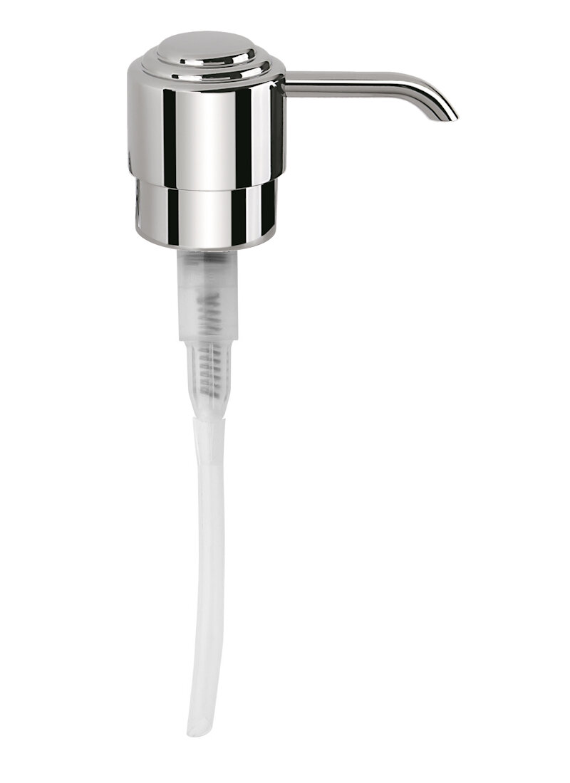 Запасная помпа для дозатора жидкого мыла Colombo Hermitage, хром B9375. CR