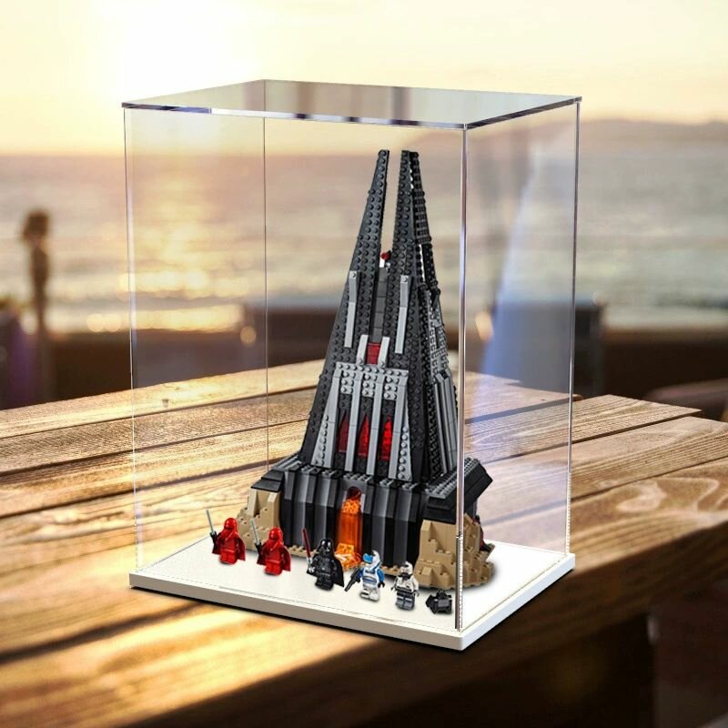 Ящик для хранения "Высокая прозрачность", акрилик, белый, 35x25x45 см