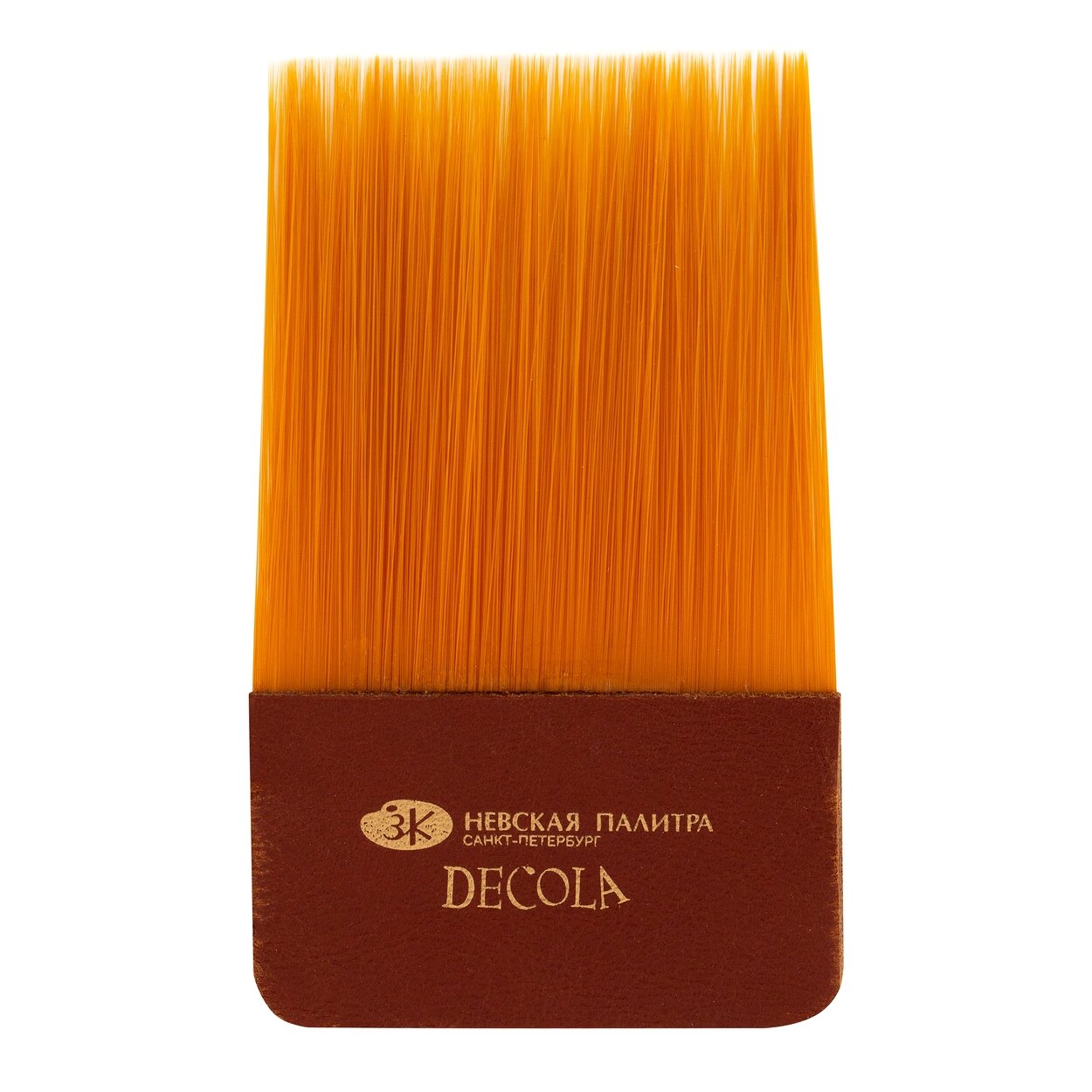 Невская палитра Кисть синтетика лампемзель DECOLA №55 кожаная ручка