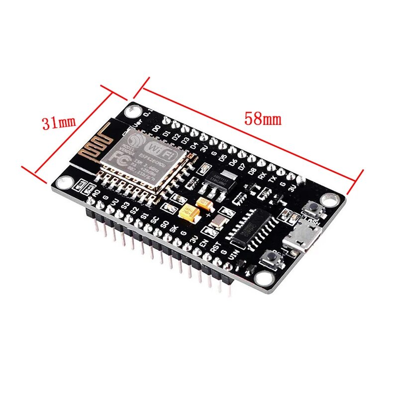 Модуль ESP8266 NodeMcu v3 Lua с Wi-Fi, беспроводная плата CH340 для разработки «Интернет для вещей», ESP8266 с антенной PCB и портом USB для Arduino
