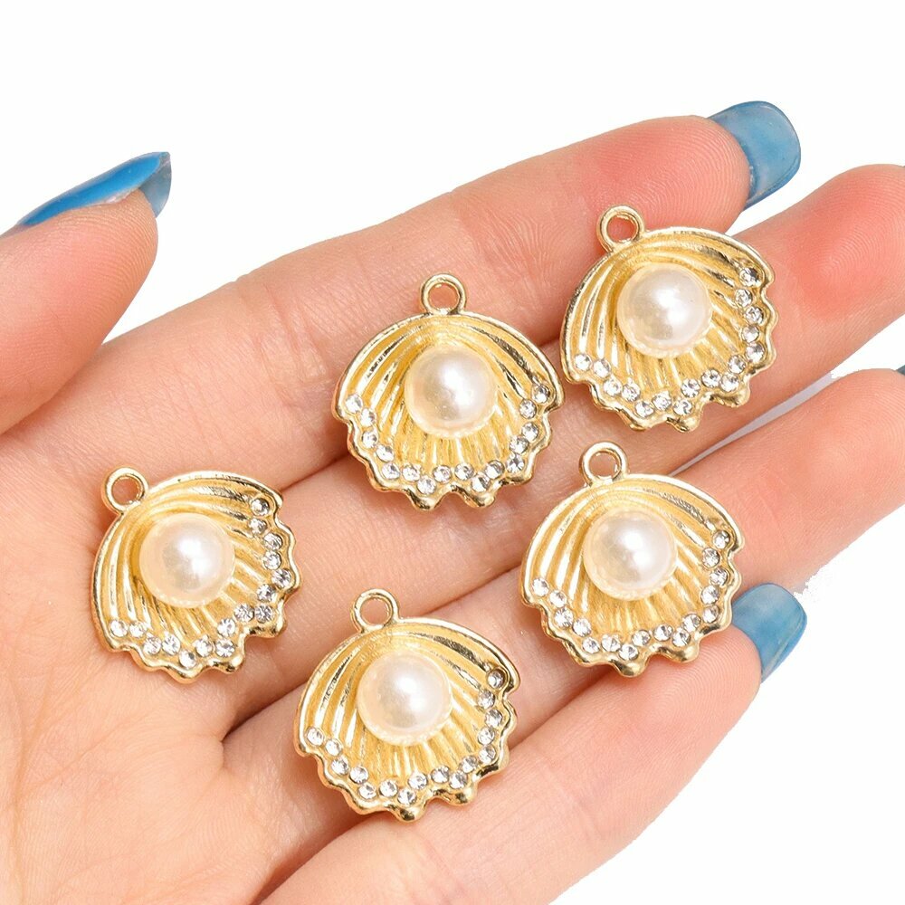 10 шт. смешанные милые Подвески в форме сердца, жемчужные подвески в форме бабочки для сережек, браслетов, ожерелий, подвесок, DIY ювелирные аксессуары, оптовая продажа