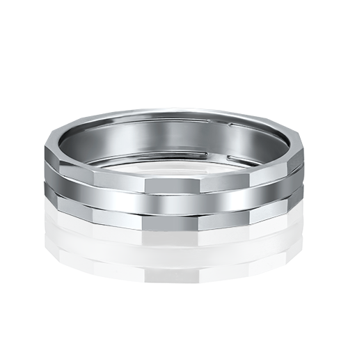 Кольцо, белое золото, 585 проба