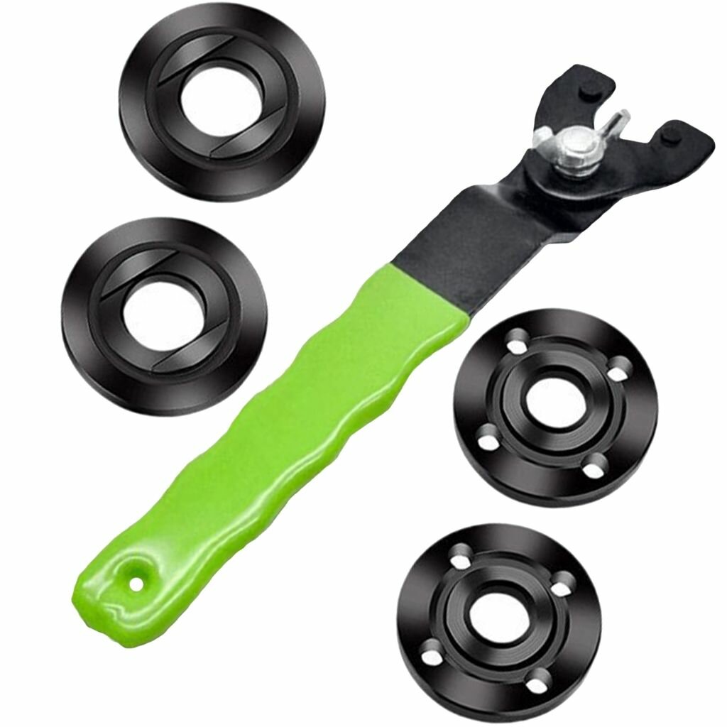 Набор гаек фланца для угловой шлифовальной машины с нажимной пластиной и регулируемым ключом