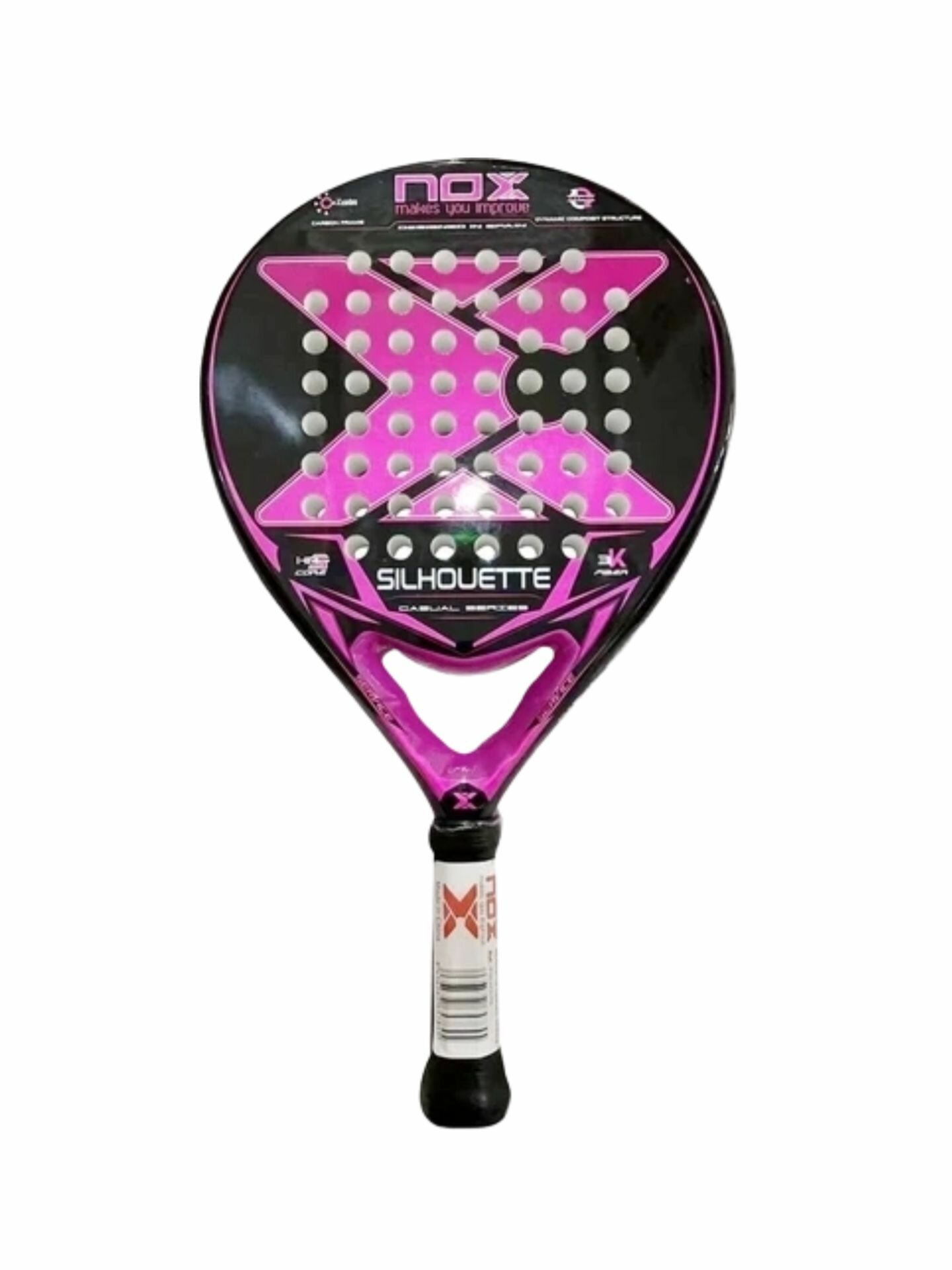 Ракетка для падел X-ONE SILHOUTTE Carbon Fiber, 360г