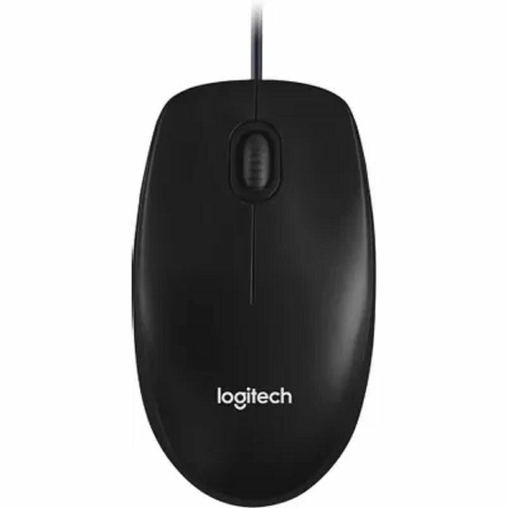 Logitech Проводная оптическая мышь 910 - 006652 910 - 005006 910 - 005003 M100 M100r черный