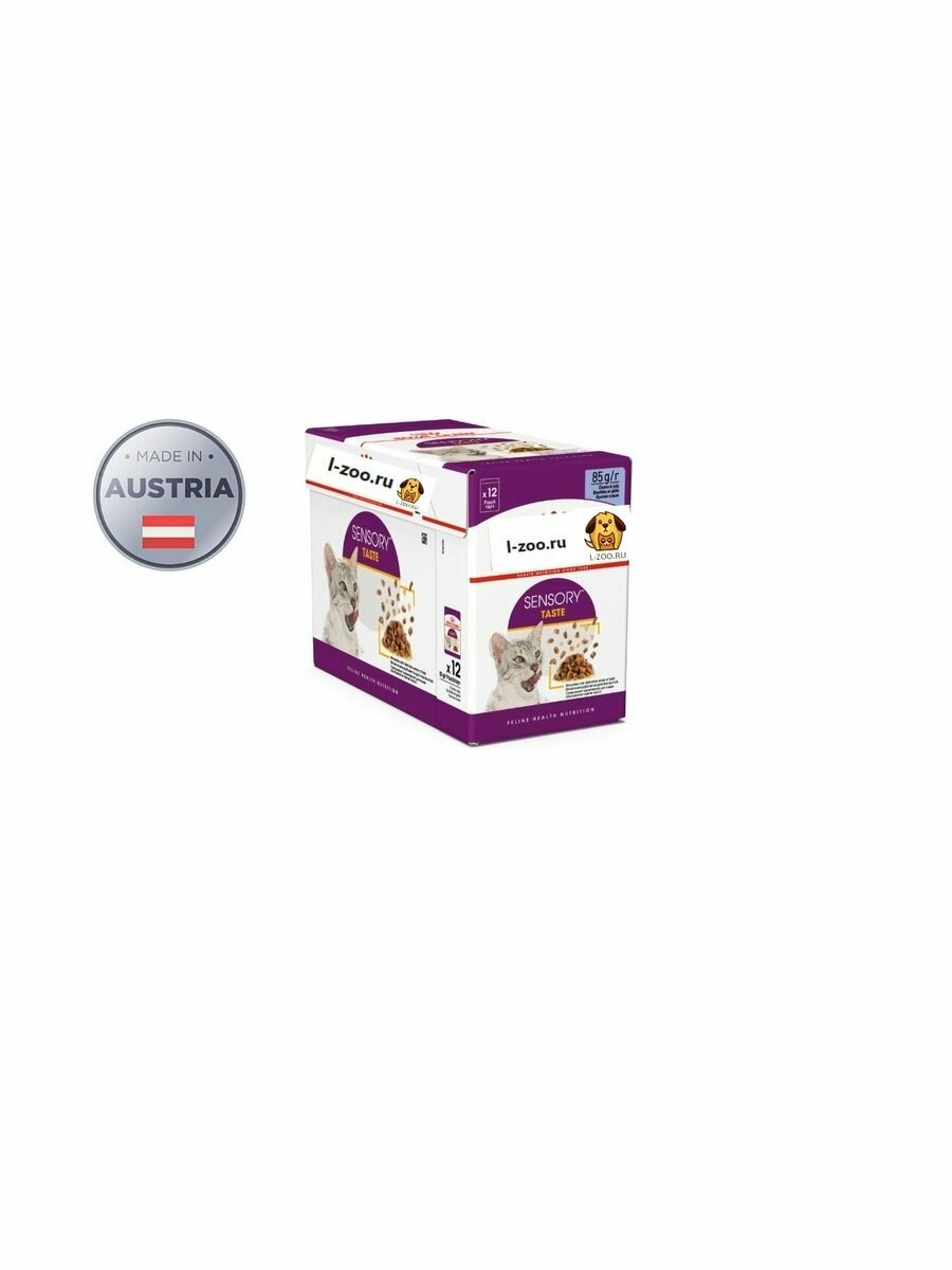 SENSORY TASTE JELLY (желе) Влажный корм для кошек 85гр х12шт
