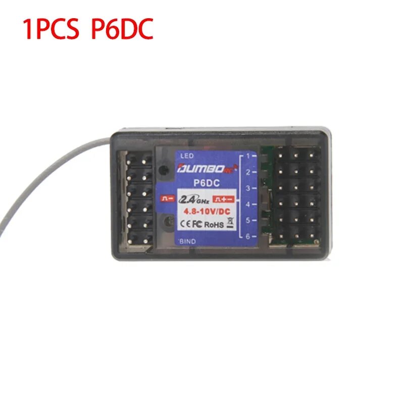 DumboRC X6 X4 X5 6-канальный радиопередатчик с подсветкой для RC автомобилей и лодок