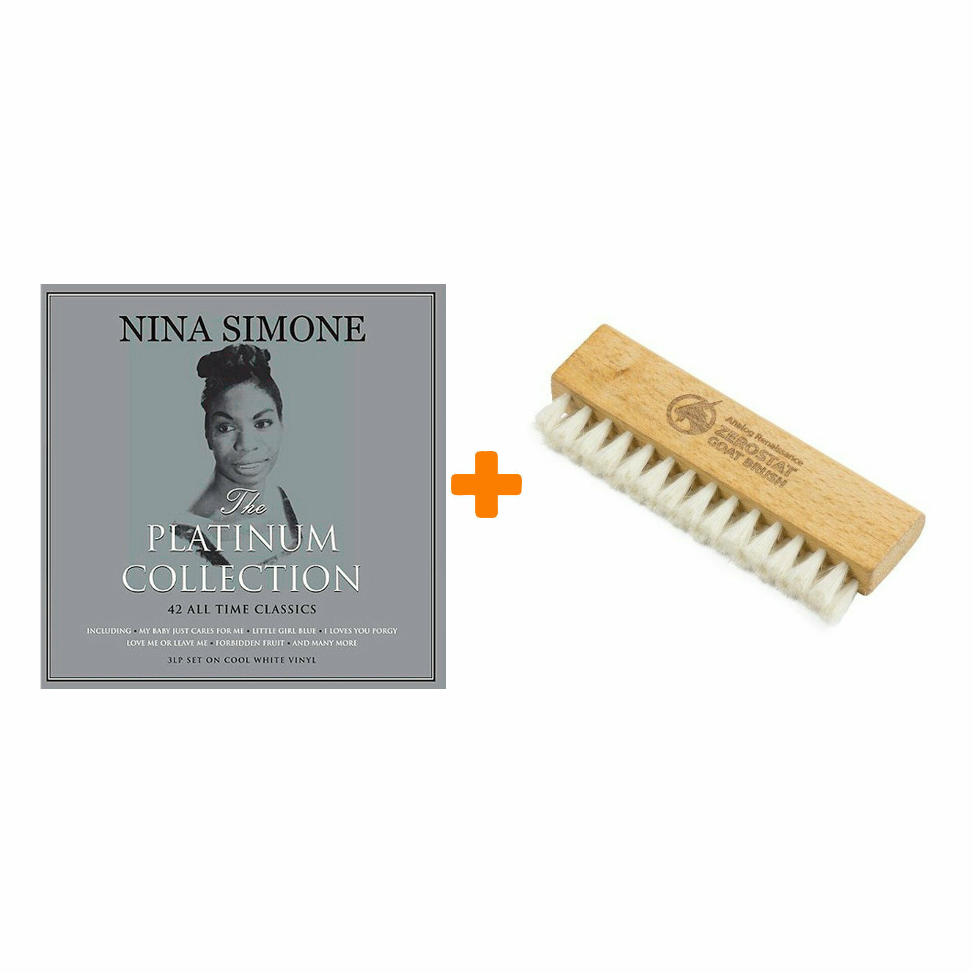 Simone Nina The Platinum Collection 3LP + Щетка для ухода за LP из козьей шерсти