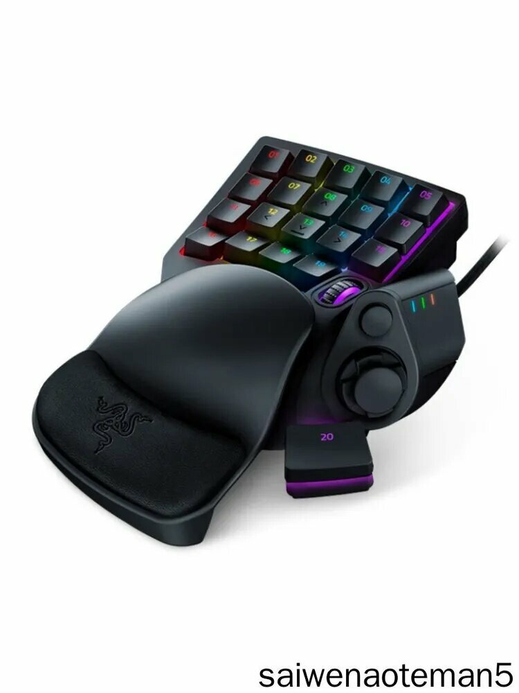 Игровая клавиатура проводная Tartarus Pro, Английская раскладка, черный