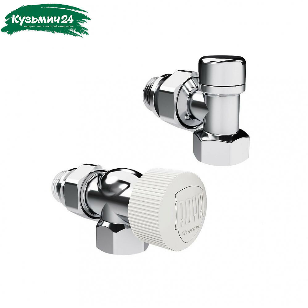 Набор термостатический осевой Royal Thermo Design RATVDO11212CH, 1/2 дюйма, М30х1.5, хром
