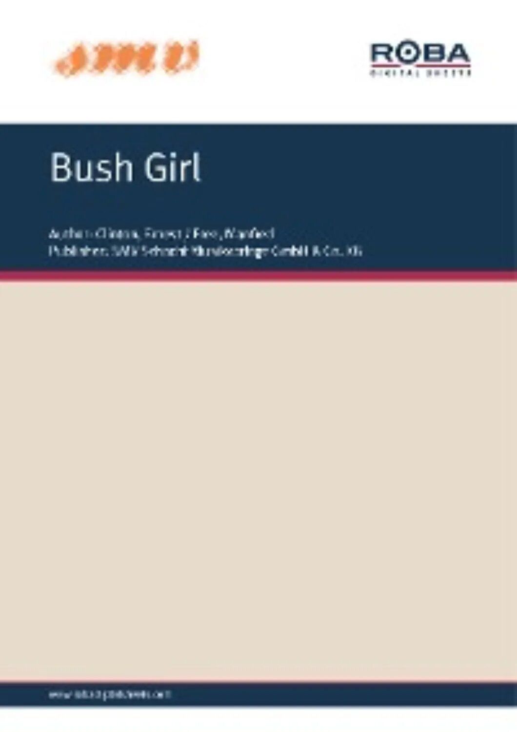 Bush Girl [Цифровая книга]